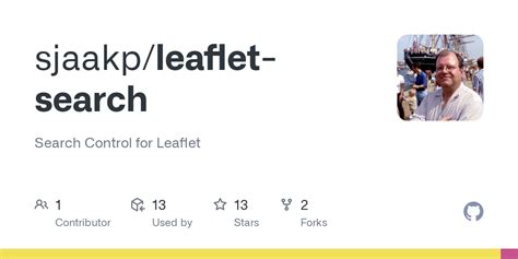 Github Sjaakpleaflet Search Search Control For Leaflet