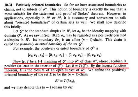 Real Analysis Positively Oriented Boundaries From PMA Rudin Mathematics Stack Exchange