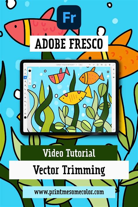 ADOBE FRESCO Tutorial HOW TO USE VECTOR TRIMMING
