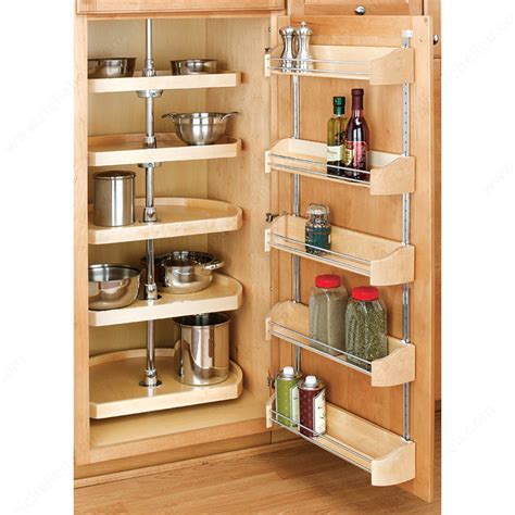 Rev A Shelf D Shaped Lazy Susan Set All Wood Richelieu Hardware