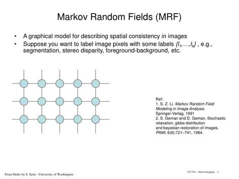 Ppt Markov Random Fields Mrf Powerpoint Presentation Free Download