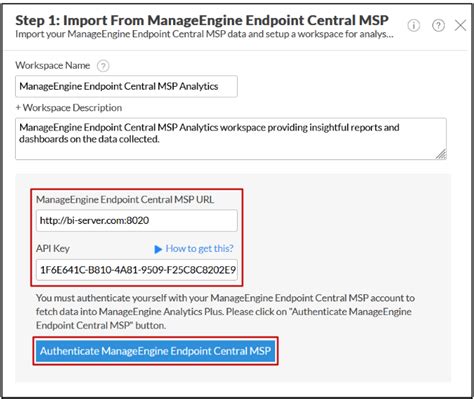 Integrate Endpoint Central Msp With Analytics Plus Manageengine Endpoint Central Msp