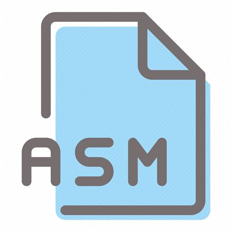 Asm File Format Document Extension Icon Download On Iconfinder
