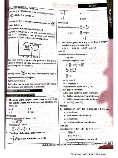 Application Of Derivatives And Anti Derivatives Pdf