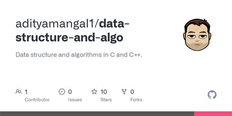 Github Adityamangal Data Structure And Algo Data Structure And