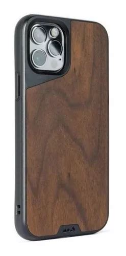 Funda Case iPhone Pro Max Protección Extrema Premium Mous Color Madera De Nogal MercadoLibre
