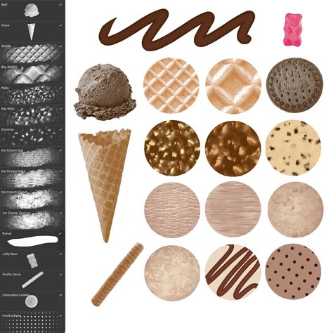 Ice Cream ＊ Procreate Brush Set Diverdibujos