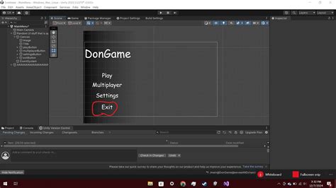 How Do You Make A Exit Button That Closes The Game Unity Engine Unity Discussions