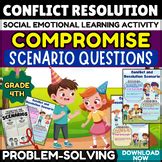 Conflict Resolution Sel Activity Classroom Scenario Problem Solving Cards