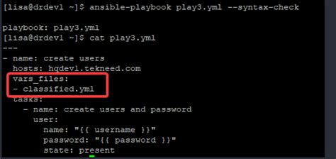 Creating And Managing Ansible Variables Tekneed