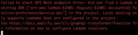 Amplify Local Mock Function Error When Using Non Amplify Function · Issue 187 · Aws Amplify