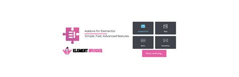 Elementinvader Addons For Elementor Plugin —