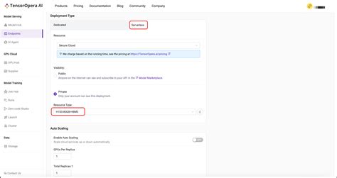 Custom Container Integration Tensoropera® Documentation