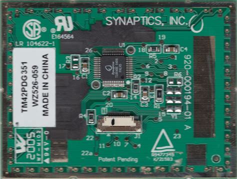 Salvage Inside A Synaptics Touchpad Gough S Tech Zone
