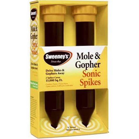Woodstream Mole And Gopher Sonic Spikes Pack Of 2