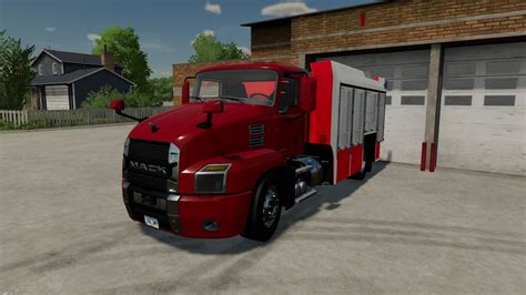 Mack Anthem Fire Truck Fs22 Kingmods