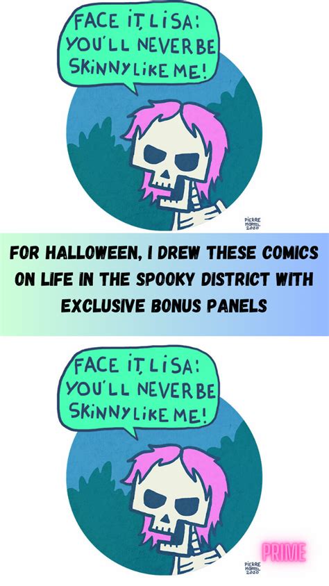 For Halloween I Drew These Comics On Life In The Spooky District With