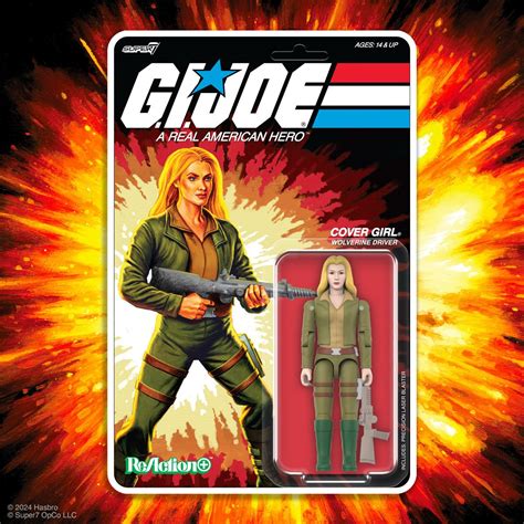 Gi Joe Cover Girl Blonde 3 34 Inch Reaction Figure