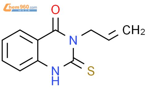 21263 59 2 3 烯丙基 2 巯基 3h 喹唑啉 4 酮化学式、结构式、分子式、mol 960化工网
