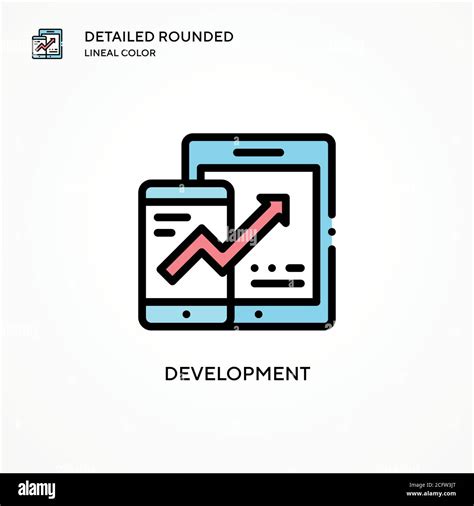 Development Vector Icon Modern Vector Illustration Concepts Easy To Edit And Customize Stock