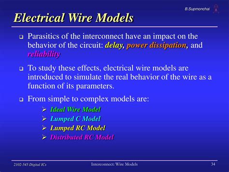 Ppt Chapter 3 Interconnect Wire Models Powerpoint Presentation Free Download Id 1144129