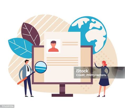 인적 자원 머리 사냥 개념 벡터 그래픽 디자인 평면 만화 일러스트 경영자에 대한 스톡 벡터 아트 및 기타 이미지 경영자 채용 개념 Istock