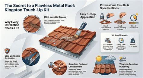 Stone Coated Roof Touch Up Kit Metal Roof Repair Kit