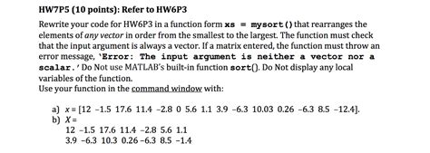 Solved Matlab Question The Code Below Is From My Previous