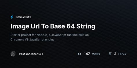 Image To Base 64 String StackBlitz