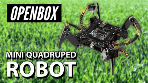 Quadruped Robot Diy Compatible With Arduino Ide Openbox