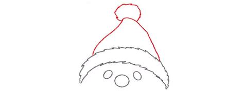 نقاشی بابا نوئل برای کریسمس با تصاویر مراحل