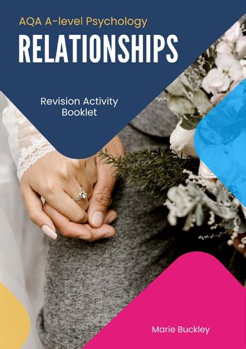 Relationships Revision Activity Booklet Aqa Psychology Teaching