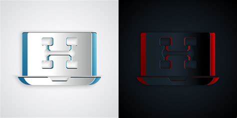 종이 는 회색과 검은 색 배경에 격리 된 자동차 아이콘의 하드웨어 진단 조건을 잘라 자동차 서비스 및 수리 부품 종이 아트