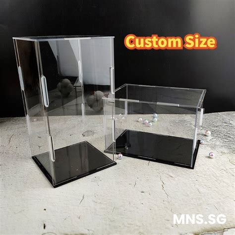 MNS Multi Sized Acrylic Display Box Lego Minifigure Display Case Rack For Popmart Hotwheels Dust