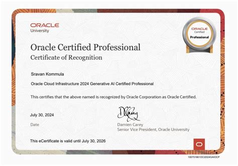 Sravan Kommula On Linkedin Careergrowth Cloudcomputing Oraclecloud