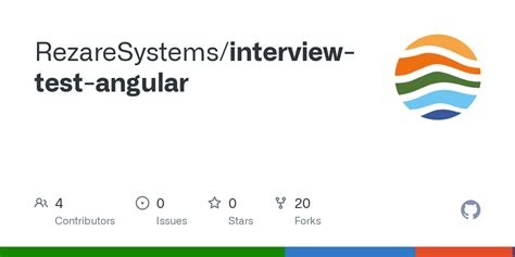 GitHub RezareSystems Interview Test Angular