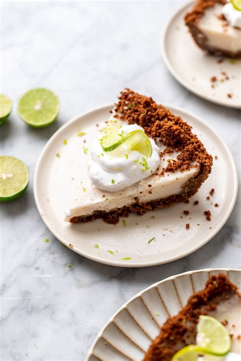 6 Ingredient Easy Vegan Key Lime Pie Recipe The Banana Diaries