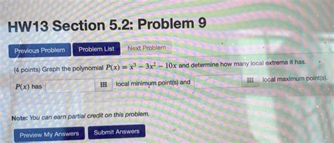 Solved Hw13 Section 5 2 Problem 9 Previous Problem Problem