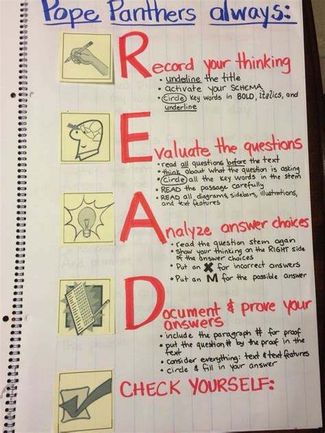 Reading Test Taking Comprehension Strategy 2nd Grade Reading