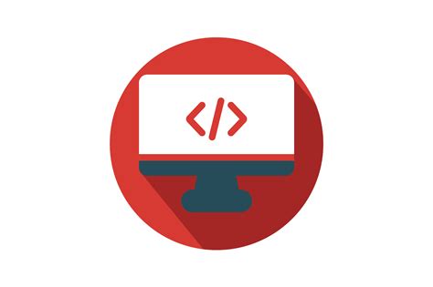 Html Code Flat Icon Vector Graphic By Riduwanmolla Creative Fabrica