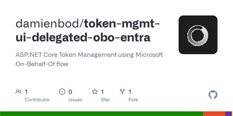 Github Damienbod Token Mgmt Ui Delegated Obo Entra Asp Net Core Token Management Using
