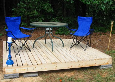 Building A Floating Deck Frame Home Design Ideas