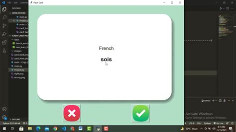 Flash Card Project Using Python Programming With Gui Porfolio Python