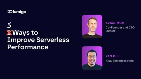 3 Ways To Improve Serverless Performance Speaker Deck