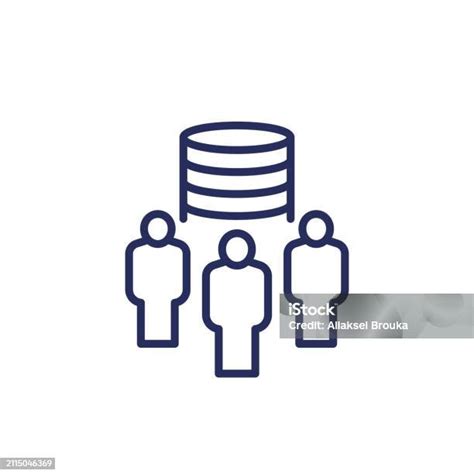 User Base Icon Line Pictogram Stock Illustration Download Image Now