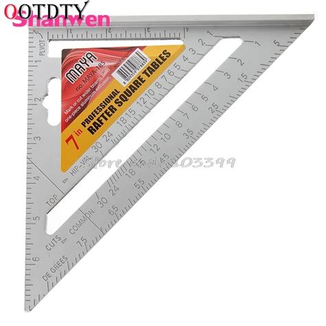 7 Square Carpenters Measuring Ruler Layout Tool Vicedeal