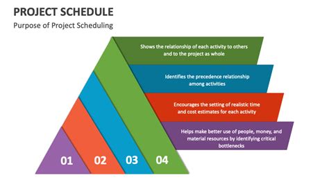 Project Schedule Template For PowerPoint And Google Slides PPT Slides