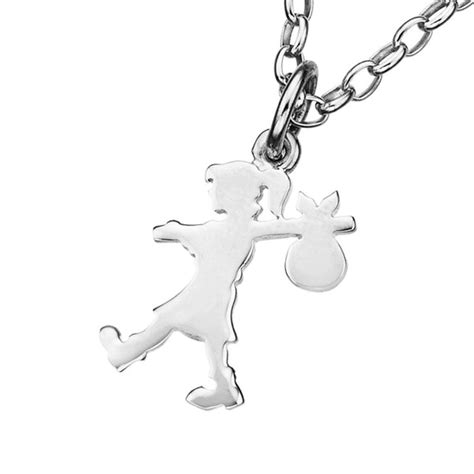Karen Walker Runaway Girl Necklace Sterling Silver Walker And Hall