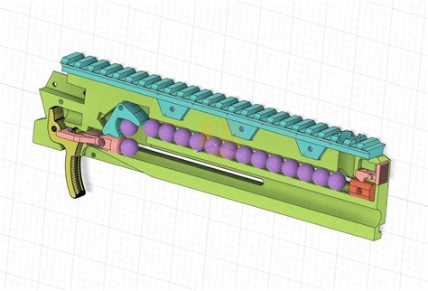 机械式连发弹弓3d打印模型机械式连发弹弓3d打印模型stl下载玩具3d打印模型 Enjoying3d打印模型网