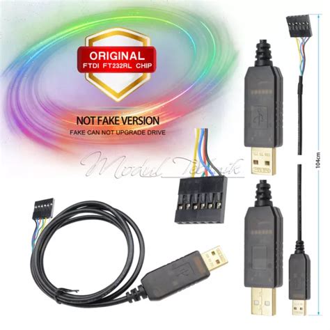 ORIGINAL FTDI FT RL USB To TTL Serial Converter Adapter Cable Pin For Arduino EUR